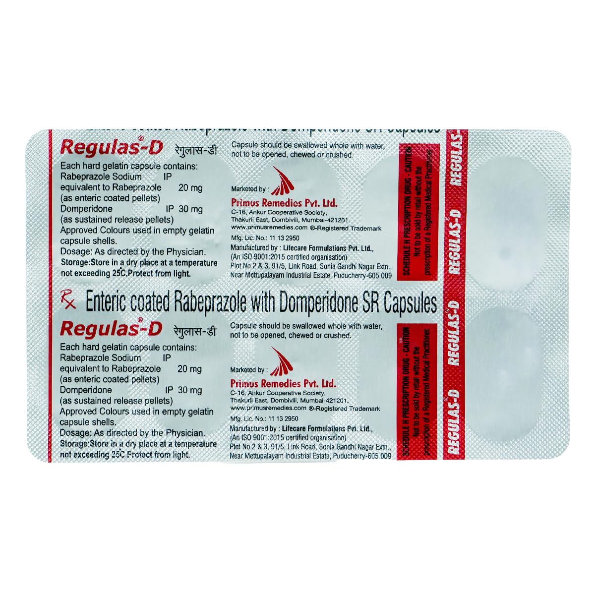 Regulas D -Strip of 10 Capsules : Amazon.in: Health & Personal Care