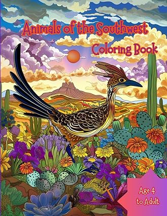 Amazon.com: Animals of the Southwest Coloring Book: Exciting and ...