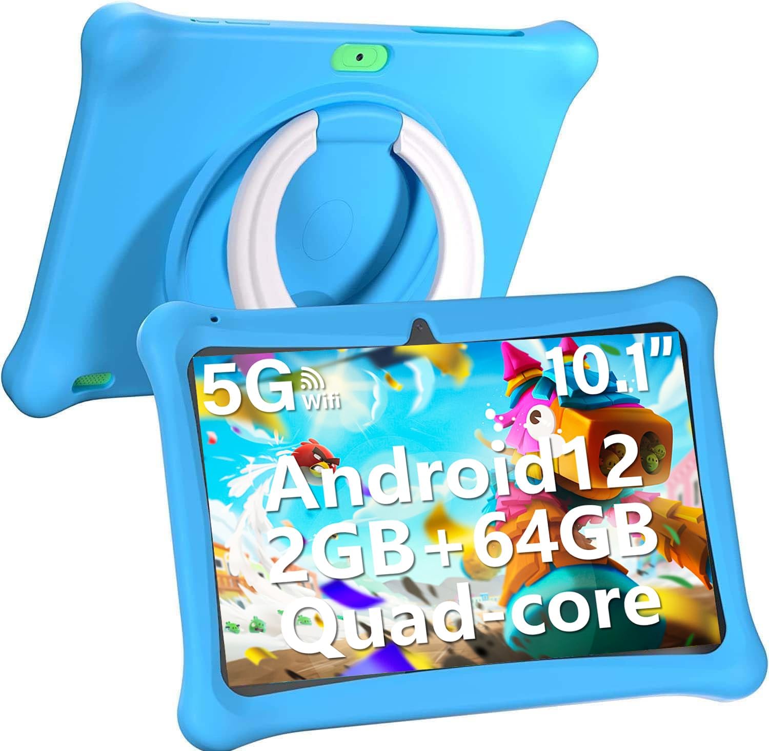 Amazon.com : PKHOZ Kids Tablet with Case, 10.1 Inch Android 13 Tablet for Kids, 2+2GB RAM 64GB ...