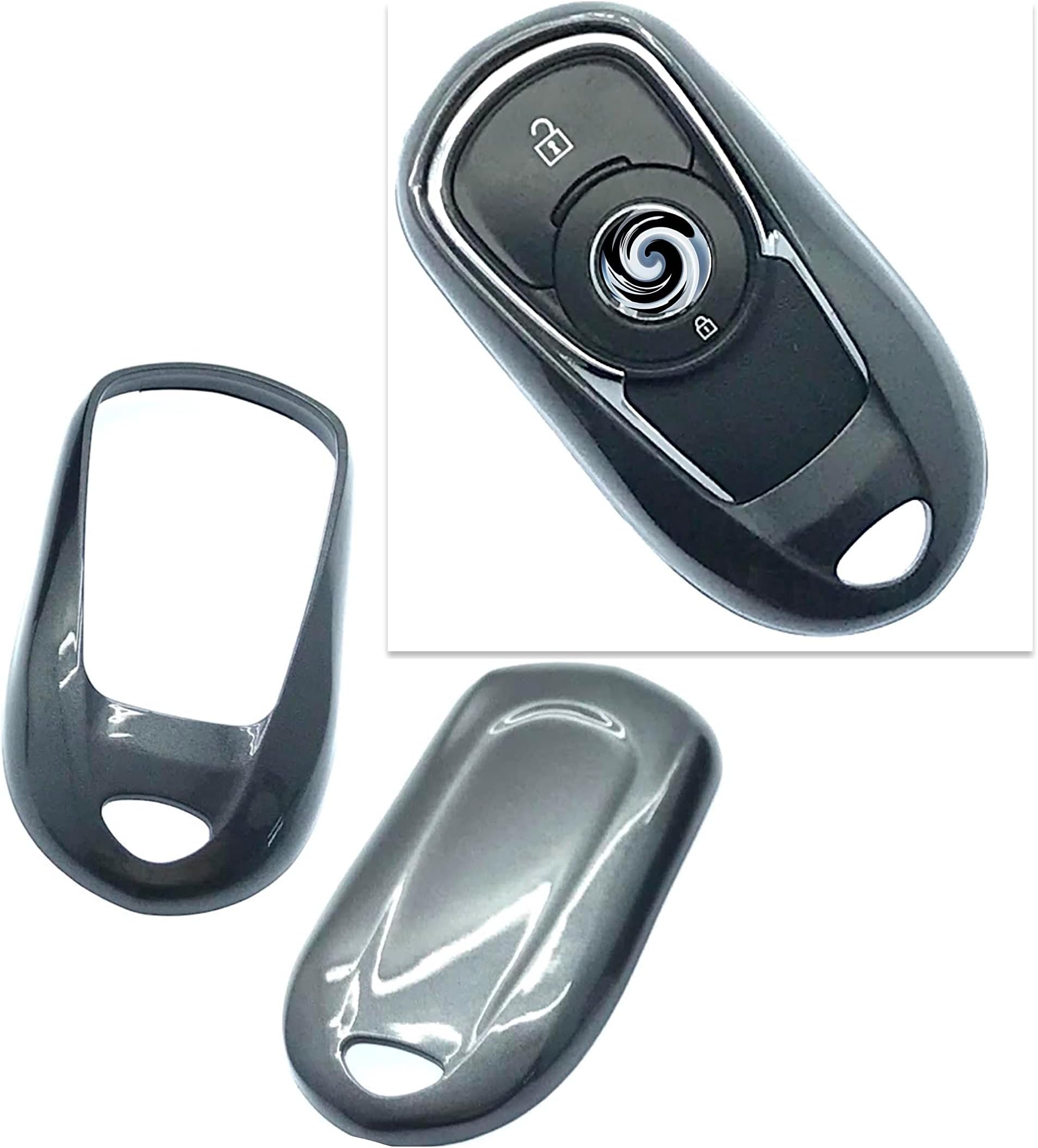 Nordecco GLOSS HARD SHELL KEY FOB COVER Compatible With Key Car KEYLESS ...