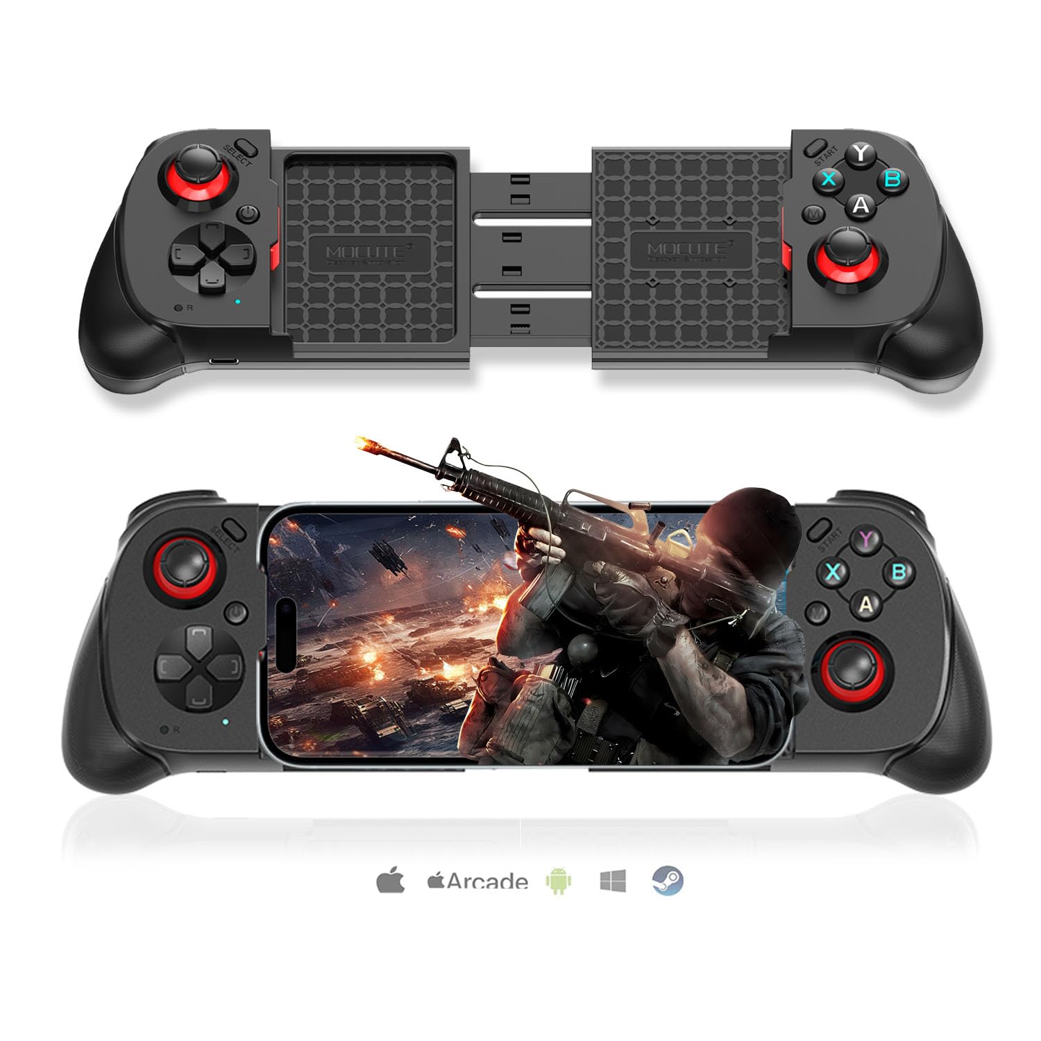 Amazon.com: Wireless Cloud Gaming Controller for iOS, Android, Windows PC, including iPhone15/14 ...