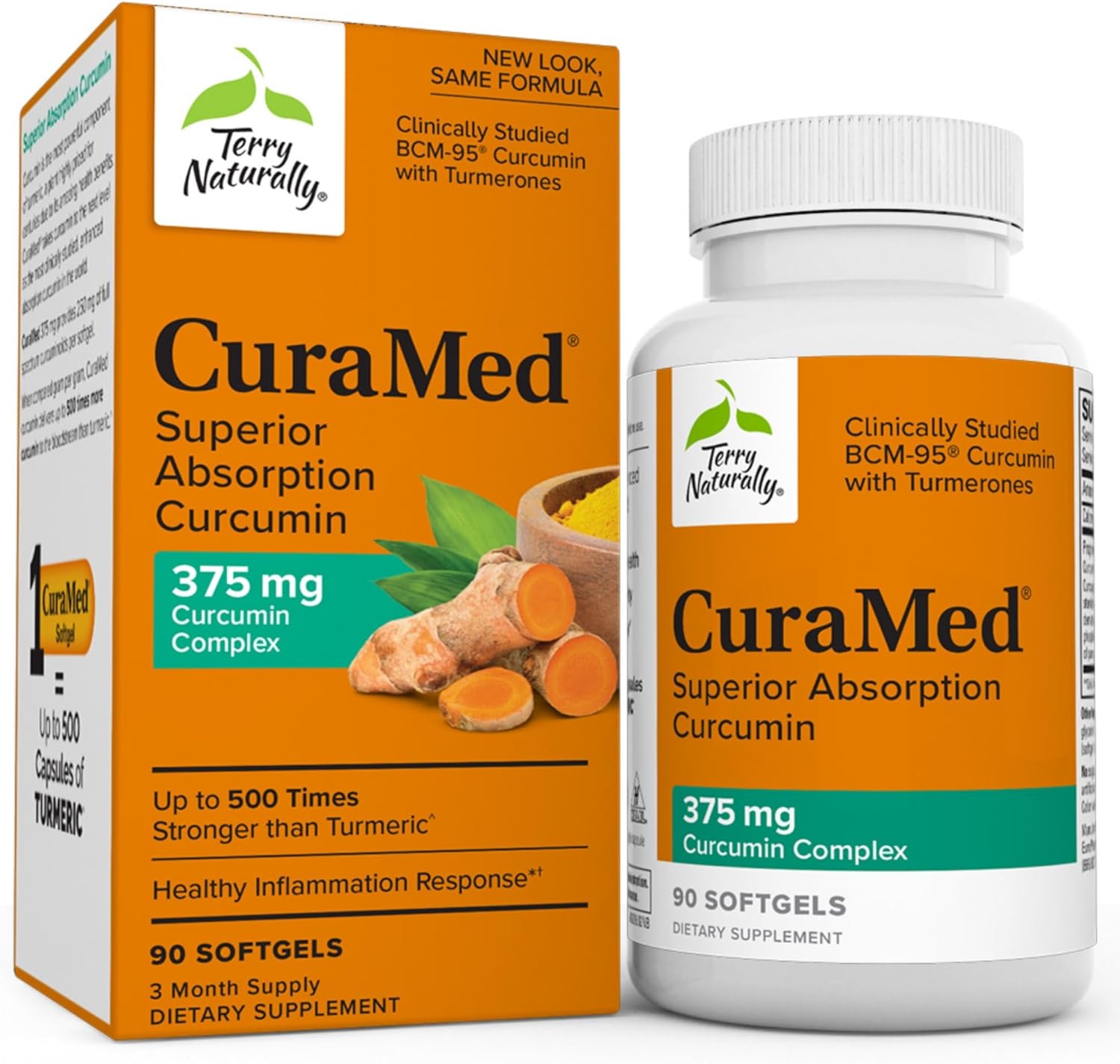 Amazon.com: Terry Naturally CuraMed 375mg - Antioxidant Supplement for ...