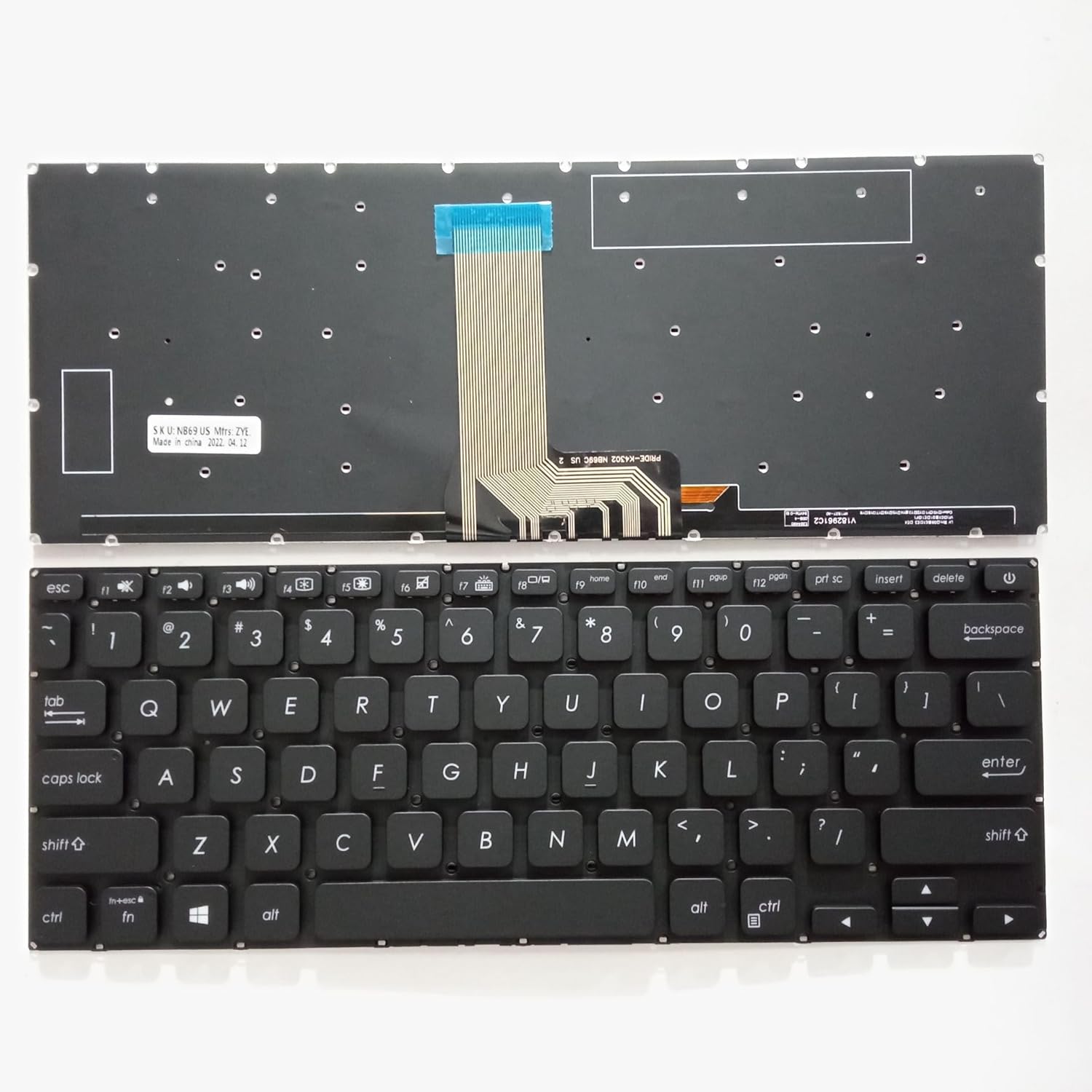 Amazon.com: Laptop Replacement US Keyboard Compatible with ASUS X412 ...
