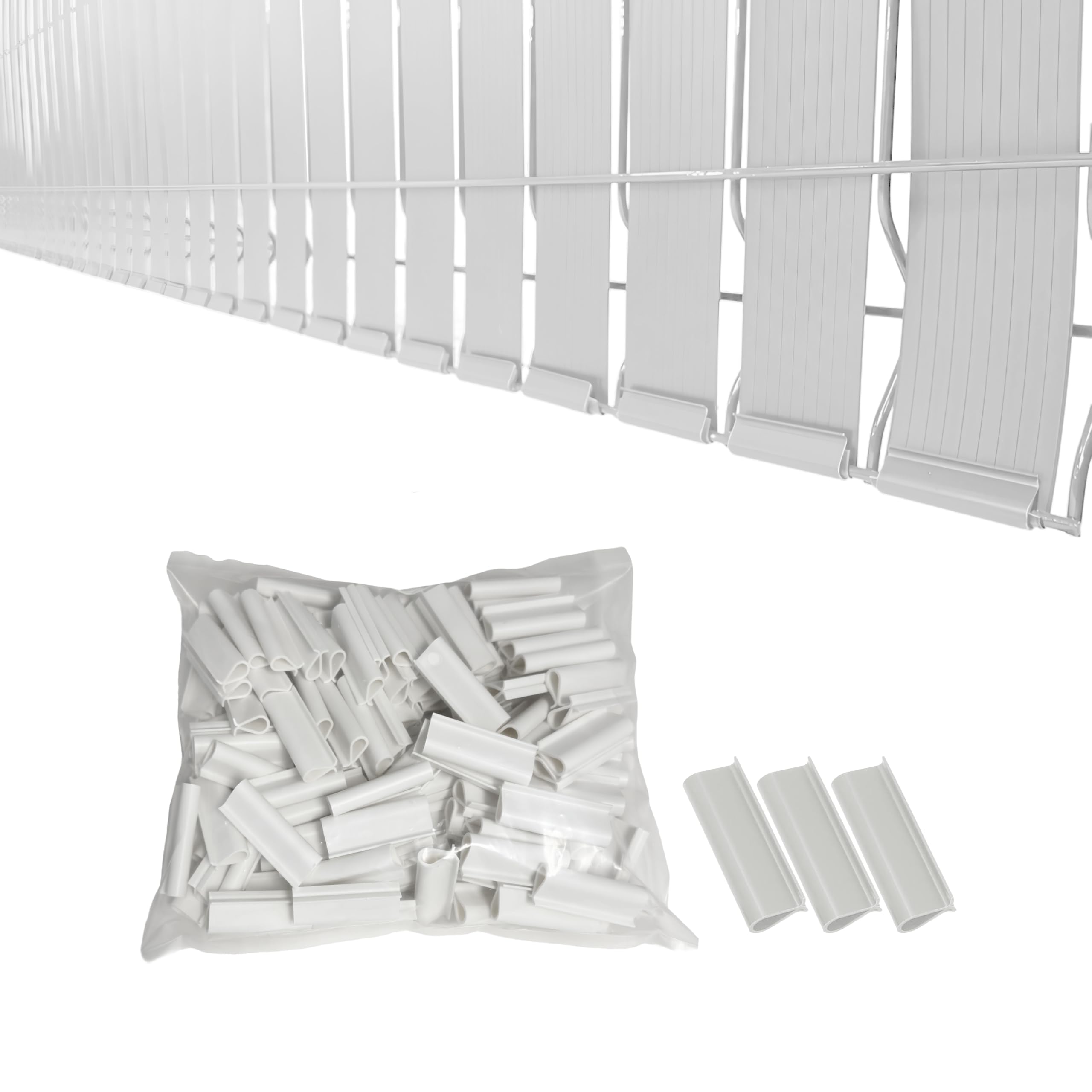 Snapklik.com : White Rope Mouting Bracket For Chain Link Fence View ...