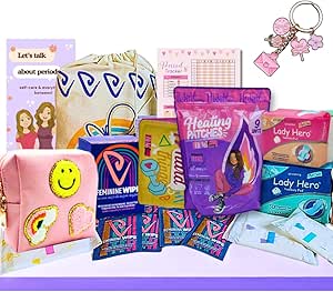 Period Kit for Tweens - First Period Kit for Girls 9-12 10-14 for ...
