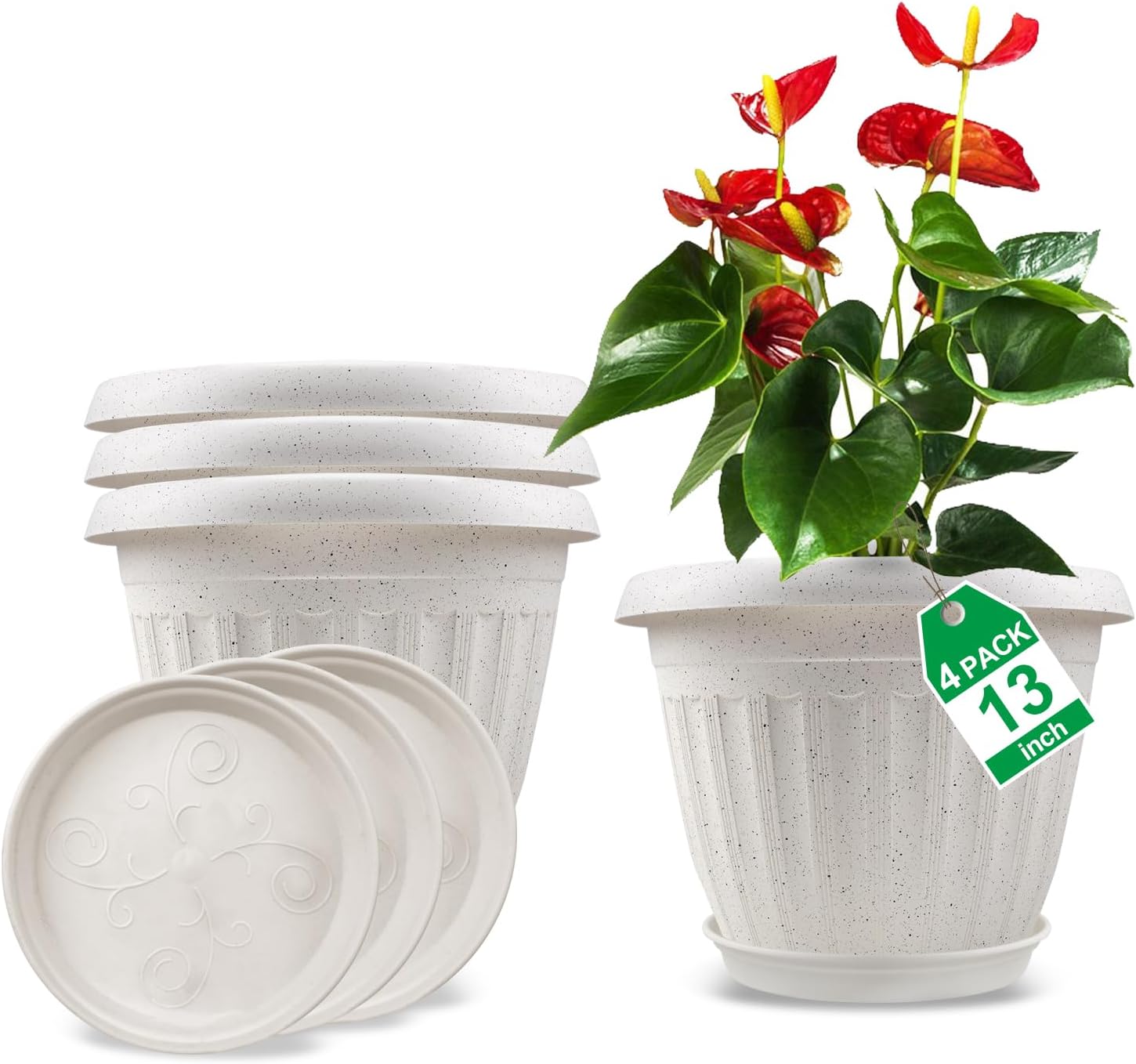 Amazon.com: Planters Pride RSQ03000 Square Fiber Grow Coconut Pots, 3 ...
