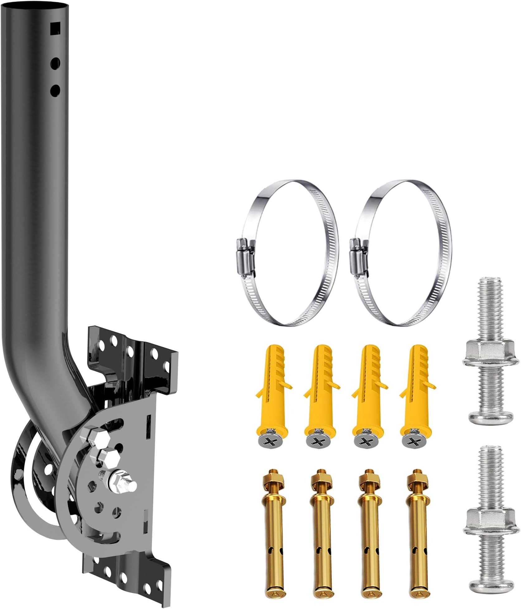 Amazon.com: Heavy Duty Universal Adjustable Antenna Mount Pole(OD 1 11/ ...