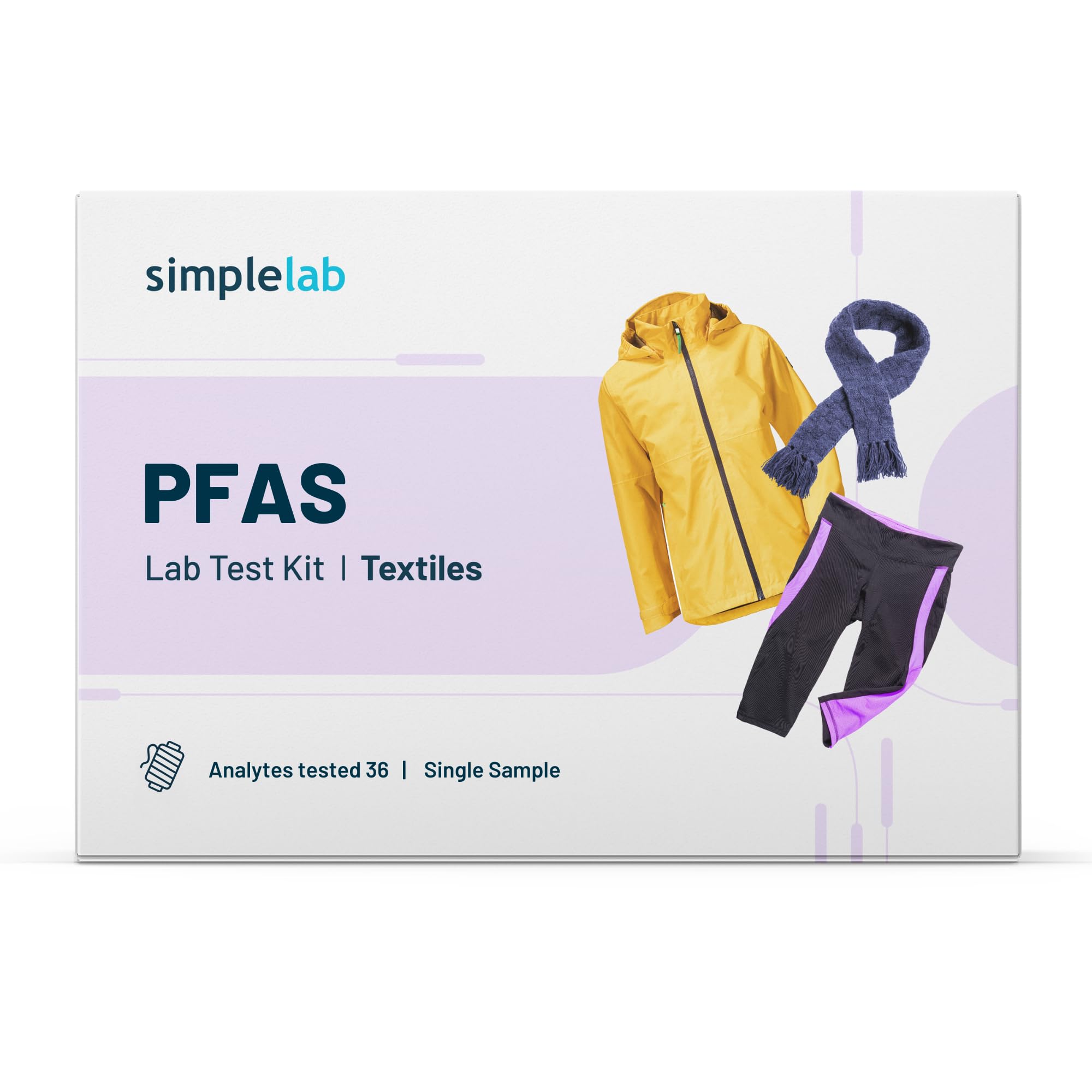 Amazon.com: PFAS in Textiles Test Kit by SimpleLab | Lab Analysis for ...