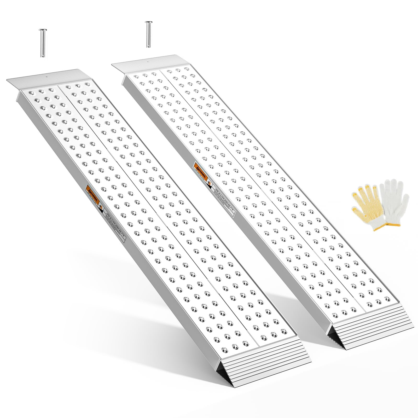 Amazon.com: Aluminum Shed Ramps 55x12inch, gardhom 2PCS Riding Mower ...