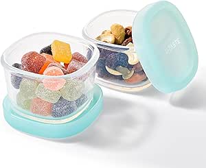 U-Taste 3oz Mini Food Containers: Food-Grade Liquid Silicone Sauce ...