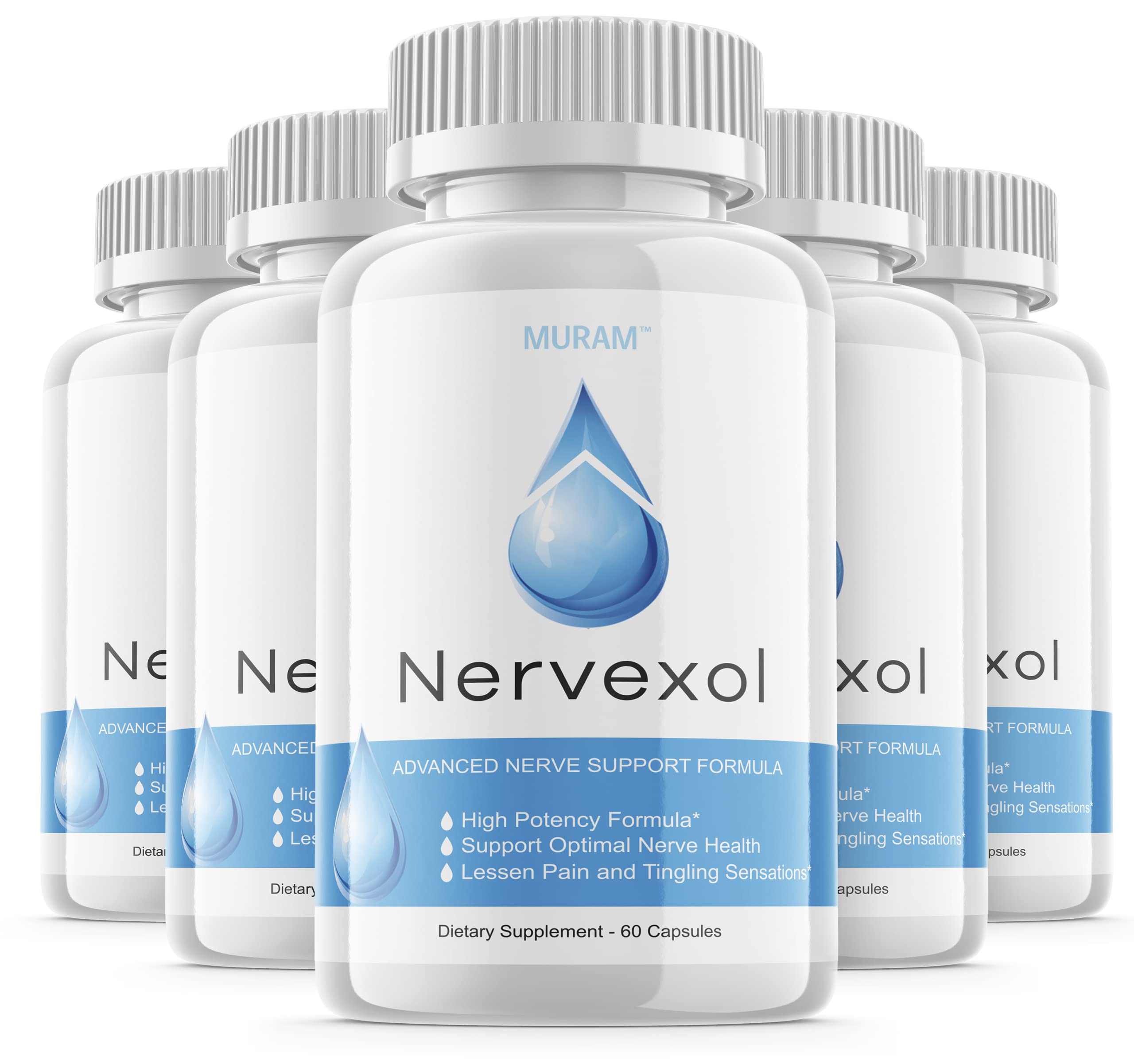 Buy (5 Pack) Nervexol Nerve Support Formula Nervexol for Neuropathy s ...