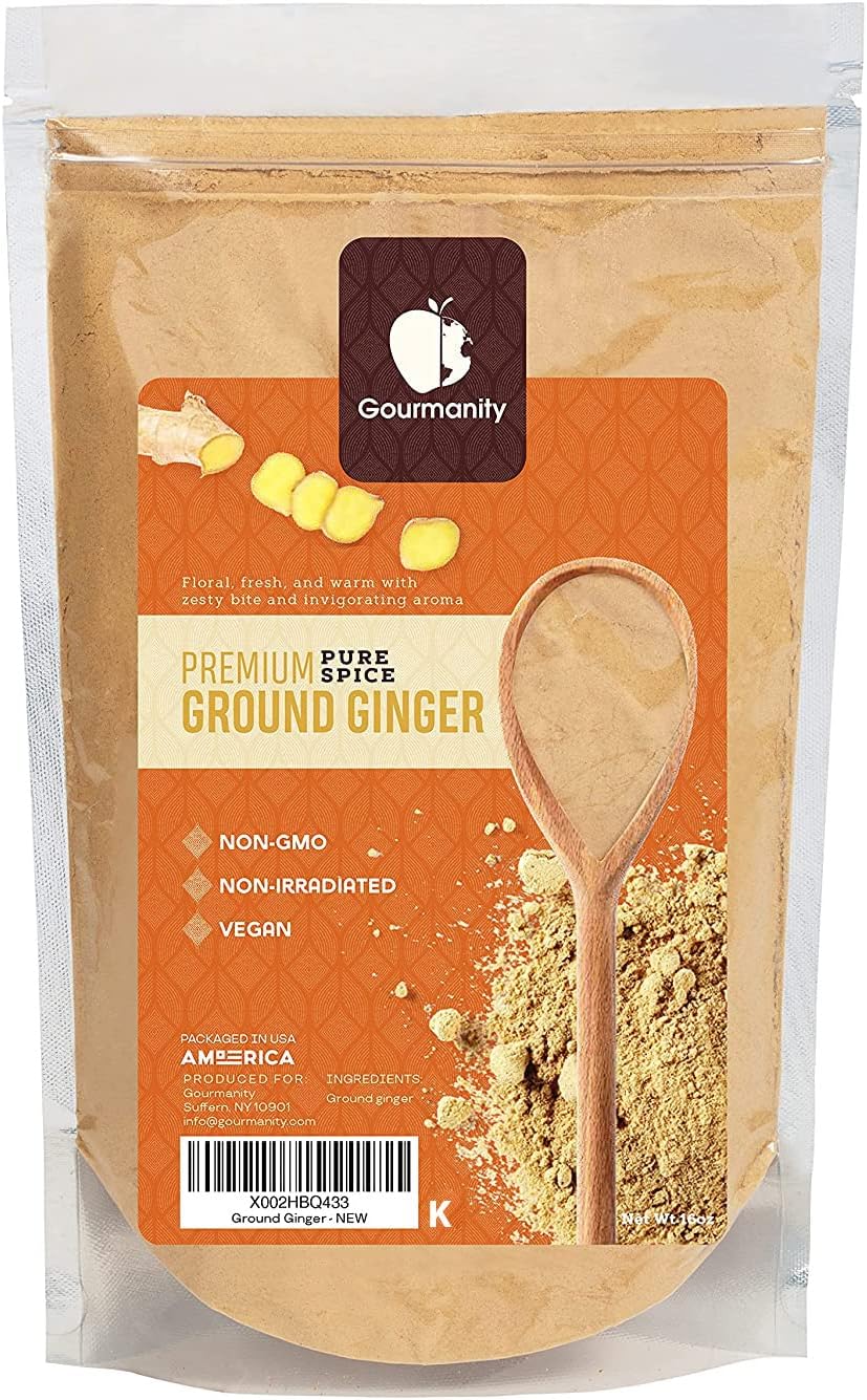Amazon.com : Jiva Organics Organic Ginger Root Powder, 1 LB Bulk - Non ...