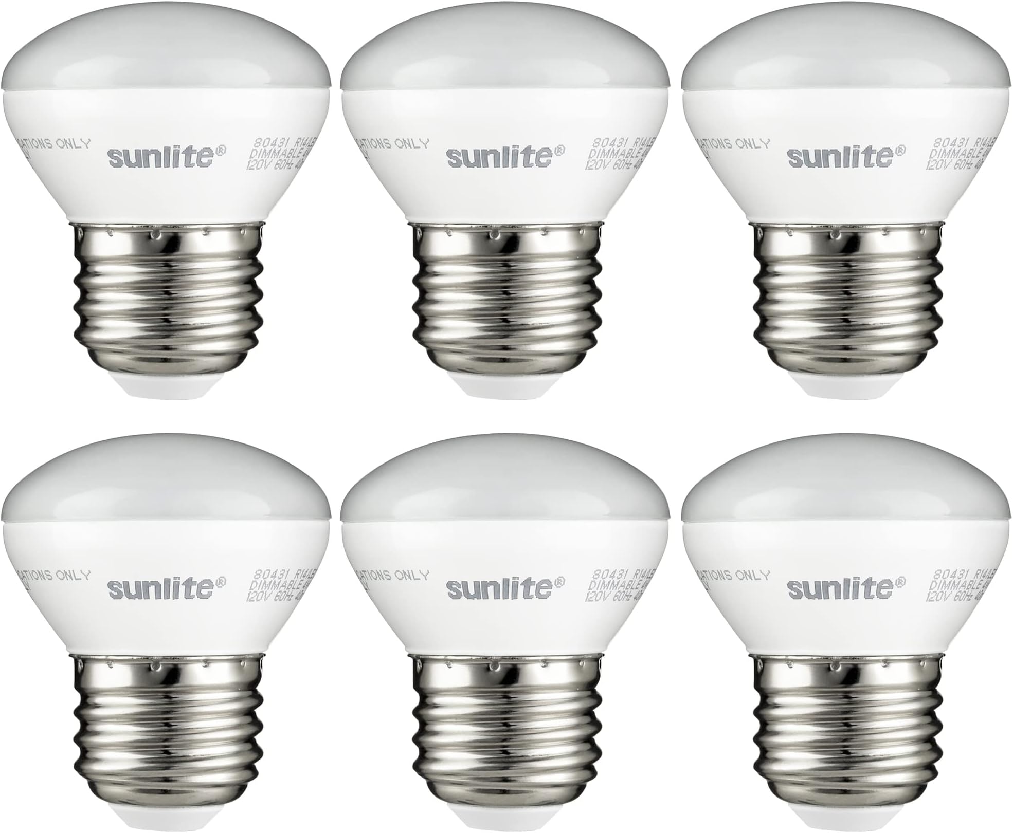 GE Relax 2-Pack 25 W Equivalent Dimmable Warm White R14 LED Light ...