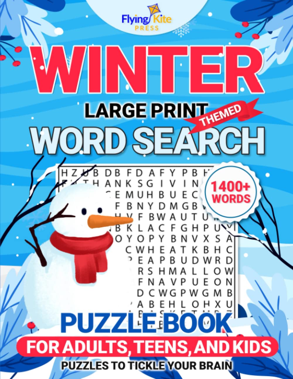 Amazon.com: Winter Large Print Themed Word Search Puzzle Book: 70 Jumbo ...