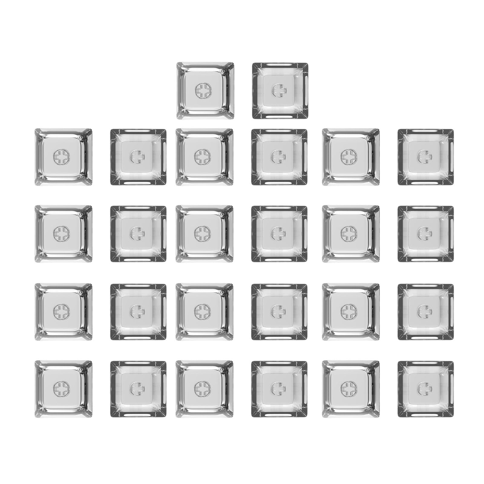 Amazon.com: 1U Fully Transparent Xda Keycap Mechanical Keyboard Keycap ...