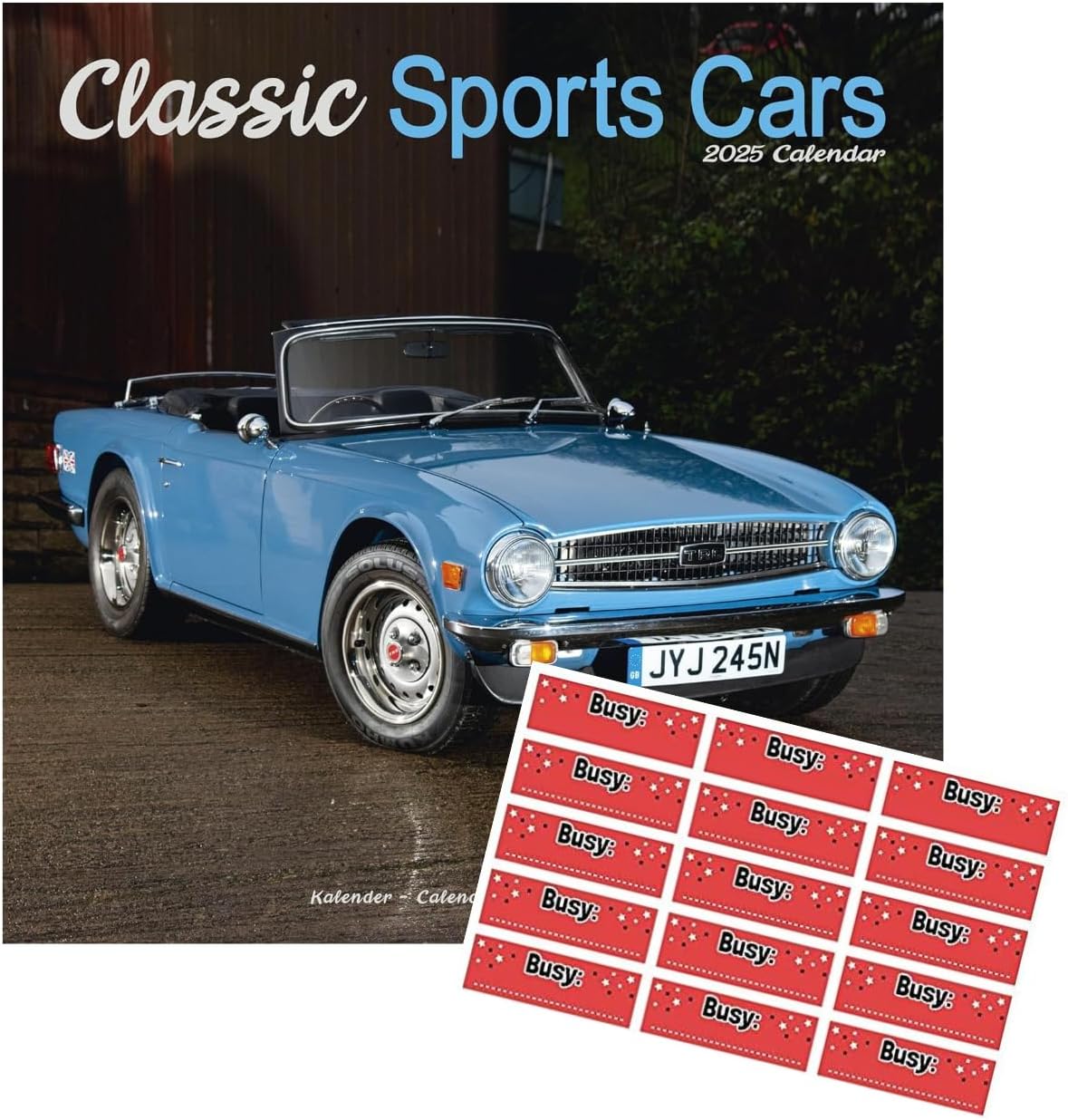 Classic British Cars Wall Calendar 2025 (PFP) : Amazon.co.uk ...
