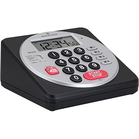 Amazon.com: MARATHON 100 Hour Direct Entry Digital Tabletop Timer ...