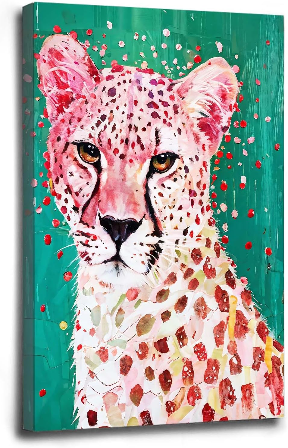 Amazon.com: Cheetah wall art preppy wall art cheetah room decor trendy ...