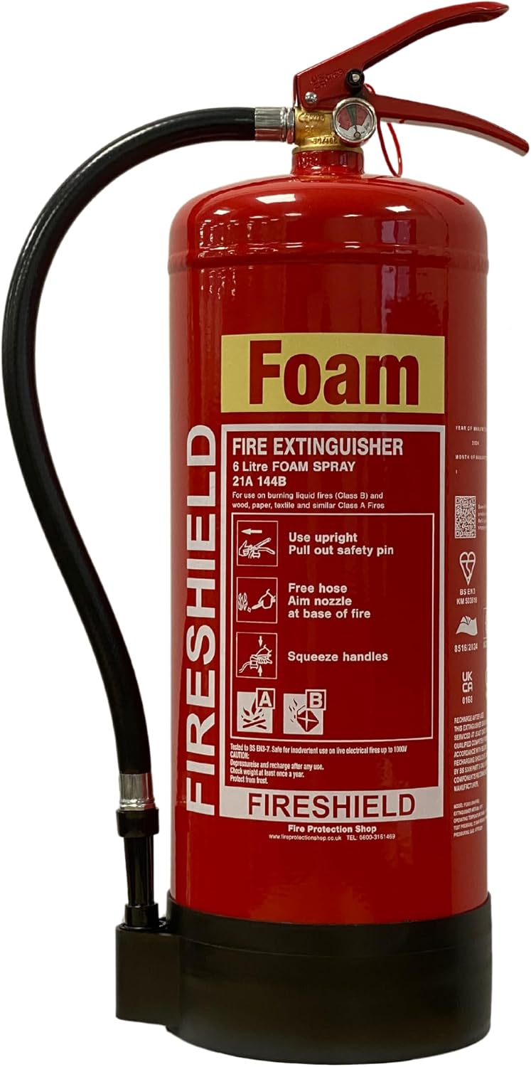 6ltr Foam Fire Extinguisher - AFFF - FireShield Nepal | Ubuy