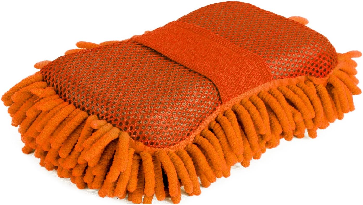 Amazon.com: Gee Gadgets Two Sided Car Wash Sponge – Chenille Microfiber ...