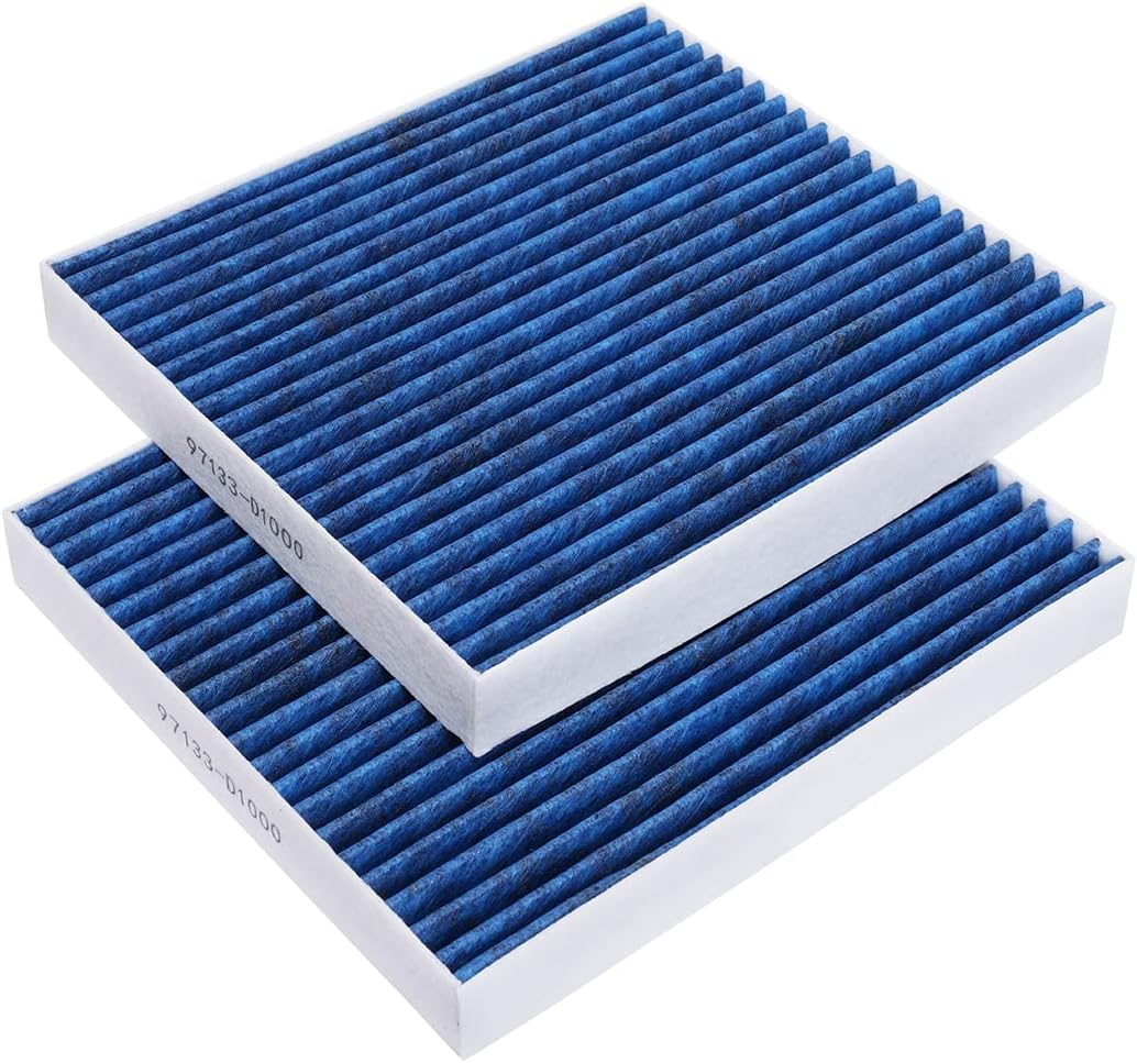 Forccord 2-PACK HEPA Cabin Air Filter Fits for Tucson Kona Veloster ...