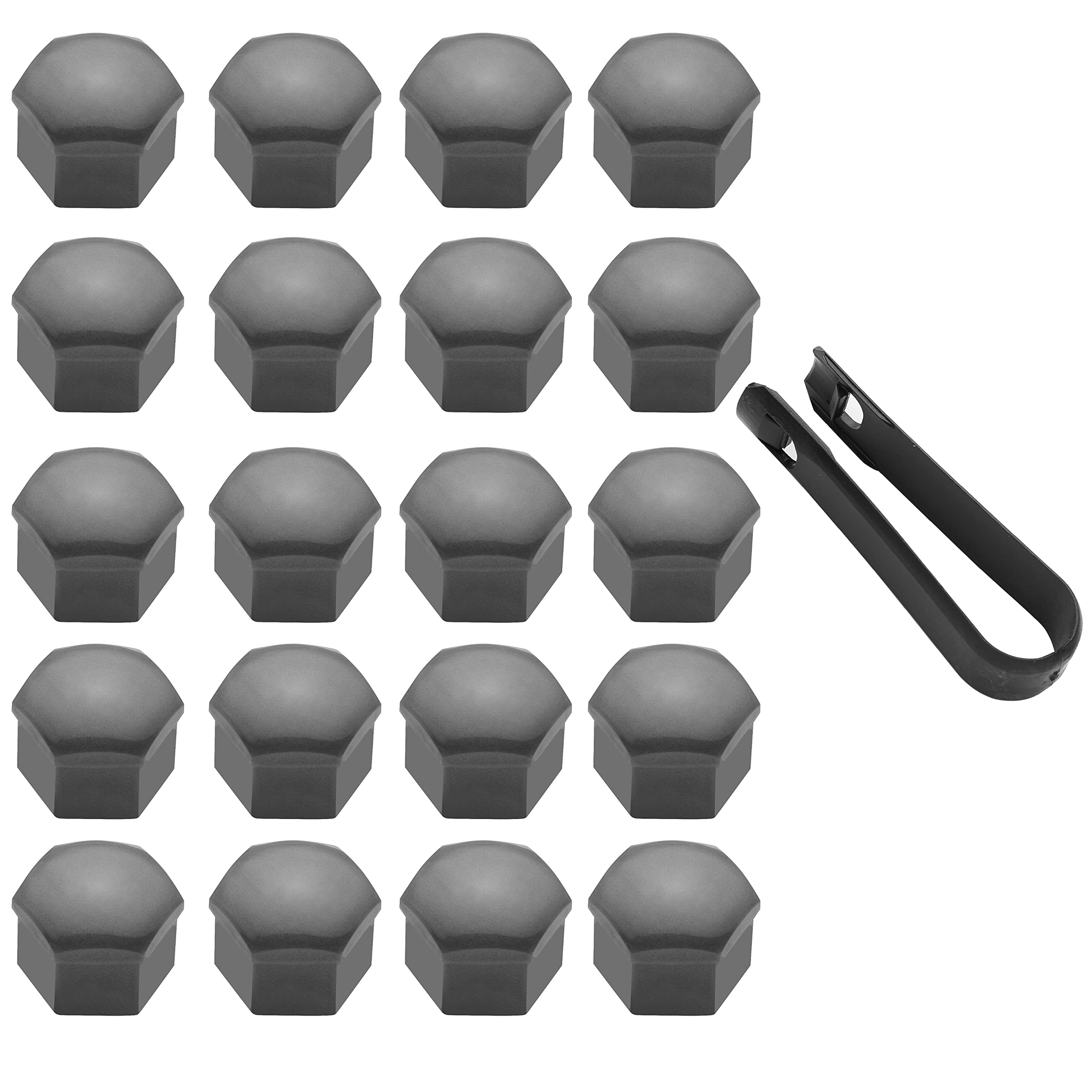 LICQIC 19 mm wheel nut covers, 20 Pcs car wheel nut caps, Universal ...