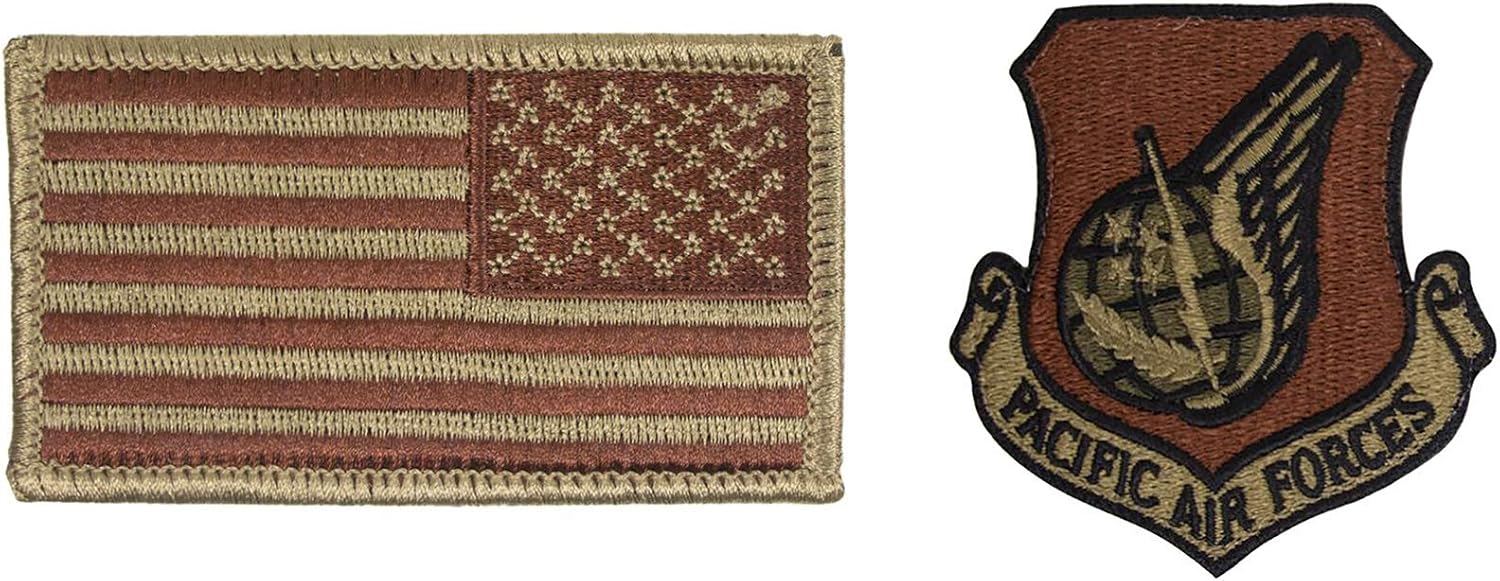 Amazon.com: USAF Pacific Air Forces Command PACAF OCP Spice Brown Patch ...
