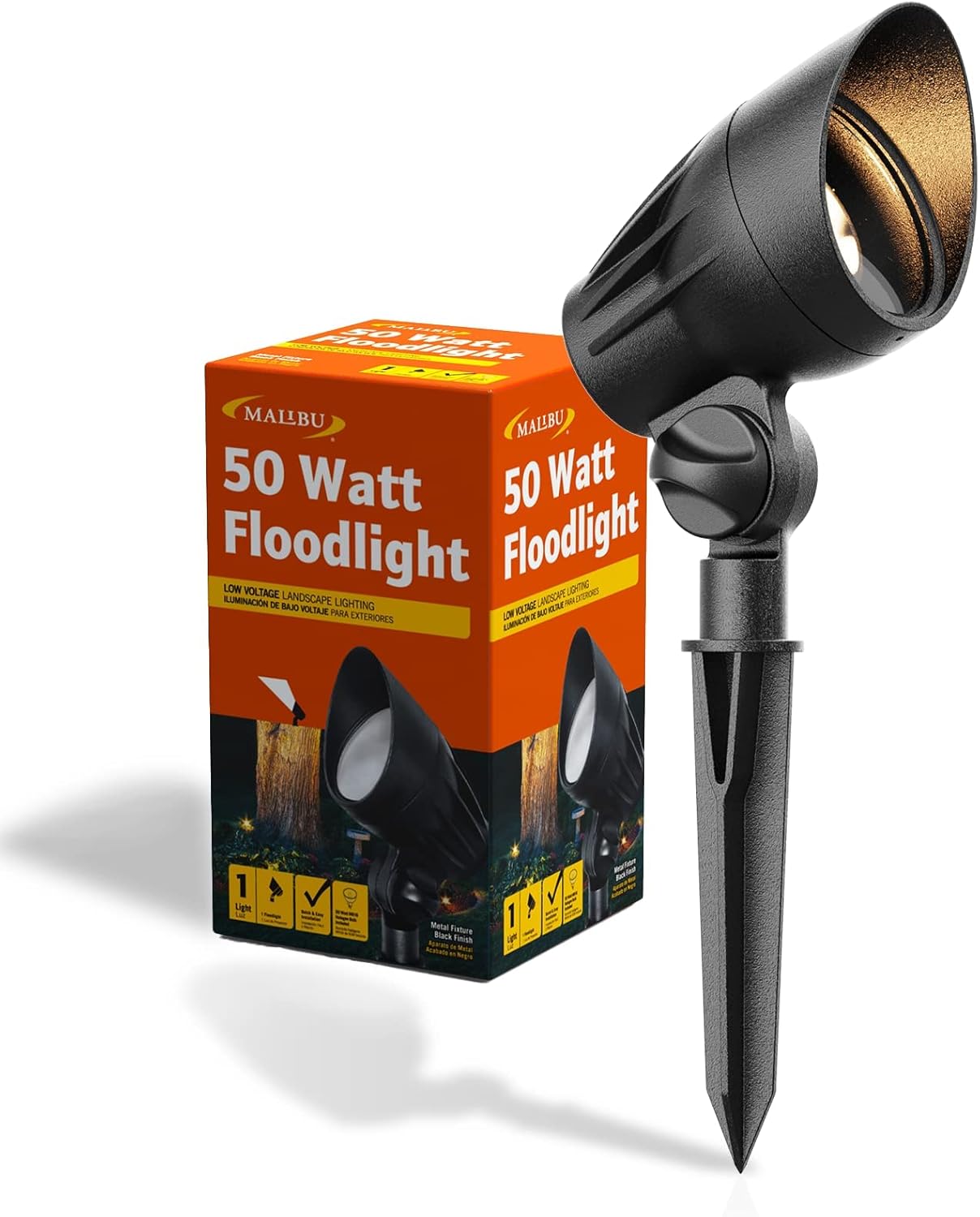 Malibu Outdoor Low Voltage Landscape Light 50 Watt Halogen Spotlights ...