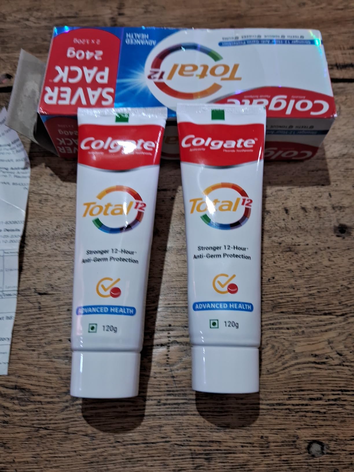 Buy Colgate Total 480gm Advanced Health Antibacterial Toothpaste ...
