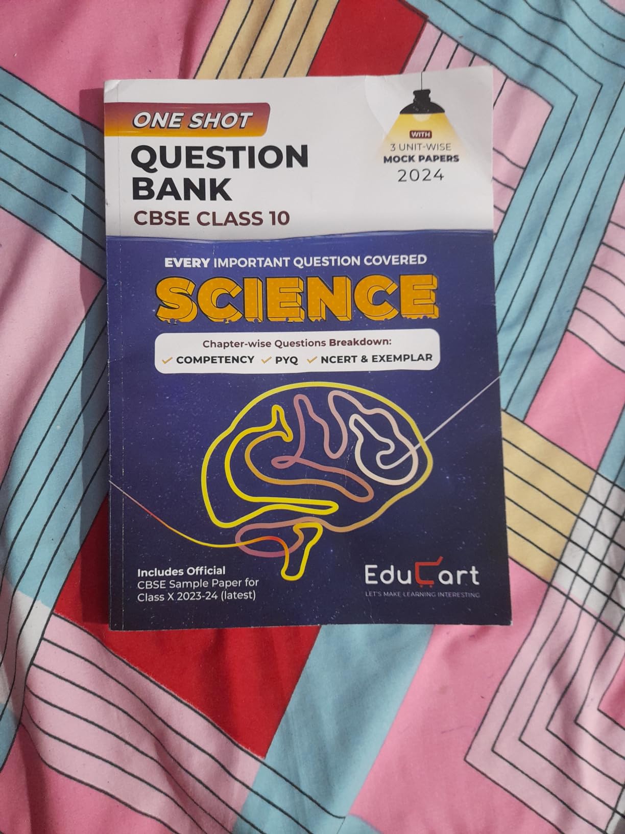 Educart One-shot Question Bank SCIENCE CBSE Class 10 for 2024 (Only ...