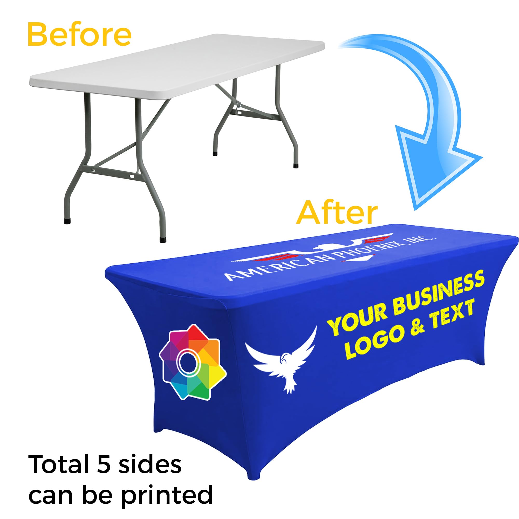 Printed Stretch Table Covers
