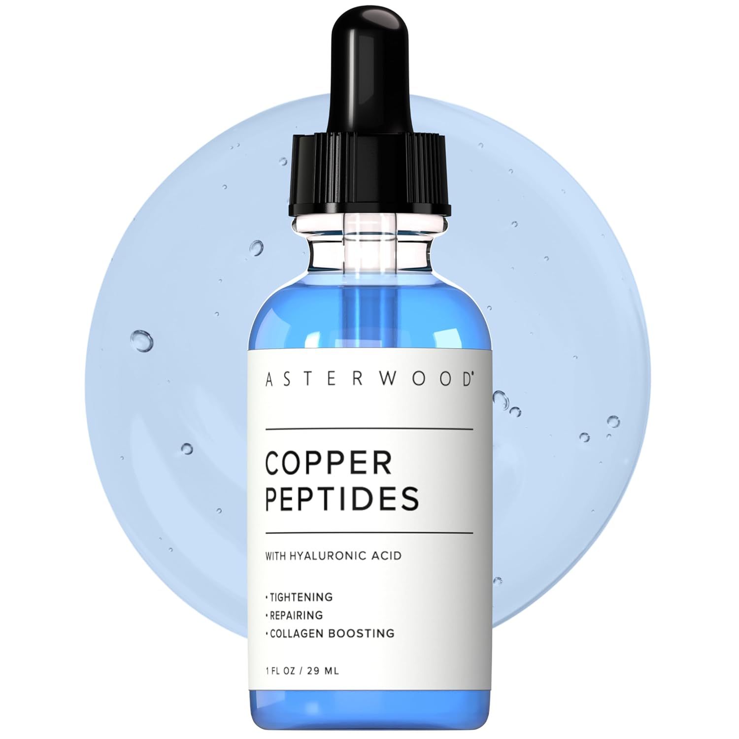 Amazon.com: Asterwood Copper Peptides Serum for Face - with GHK-Cu and ...