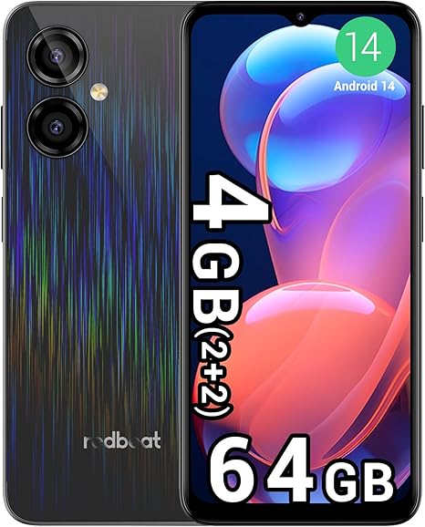 Amazon.com: redbeat D5 Android 14 Unlocked Cellphone,6.52" HD Display ...
