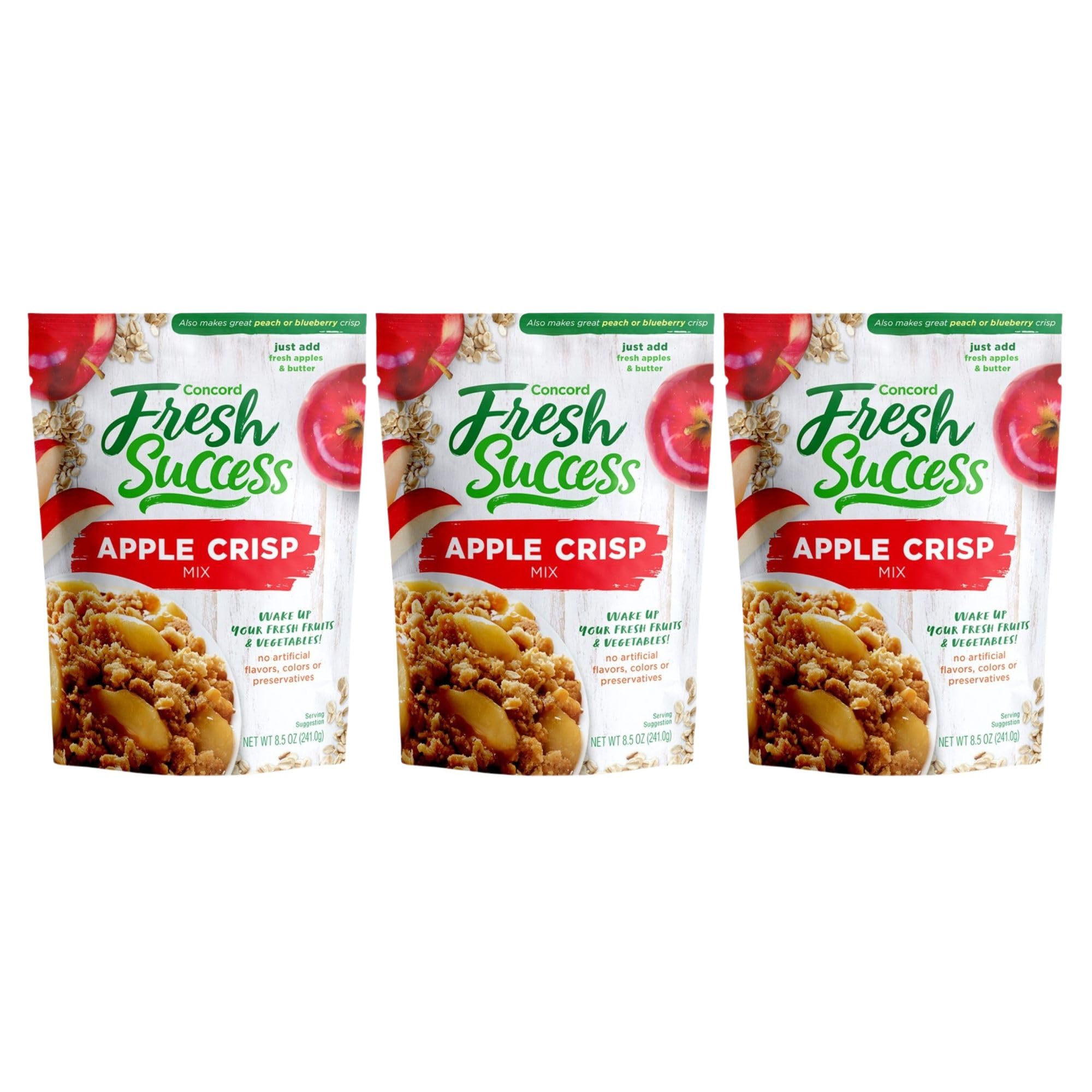 Amazon.com : Concord Foods Apple Crisp Mix Easy to Make Dessert with ...
