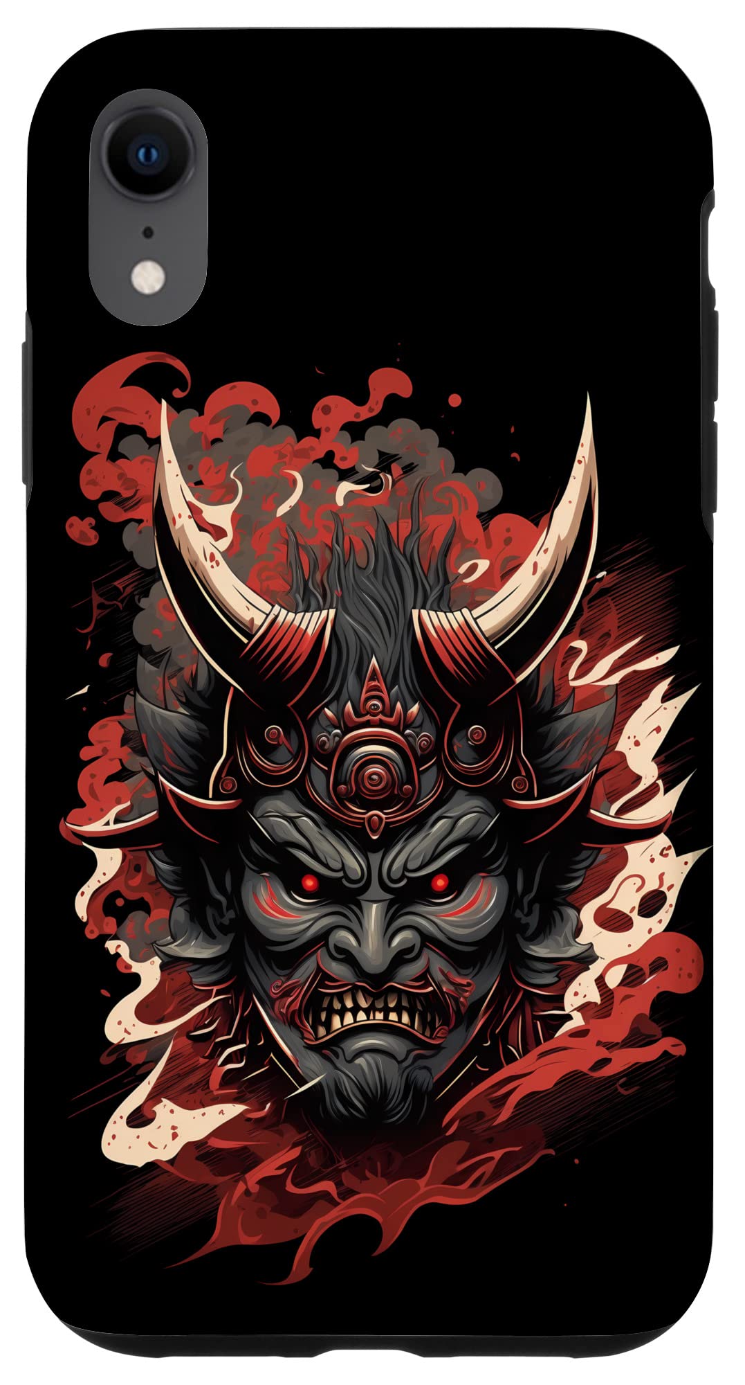 Amazon.com: iPhone XR Traditional Japanese Demon Mask, Devil Oni Hannya ...