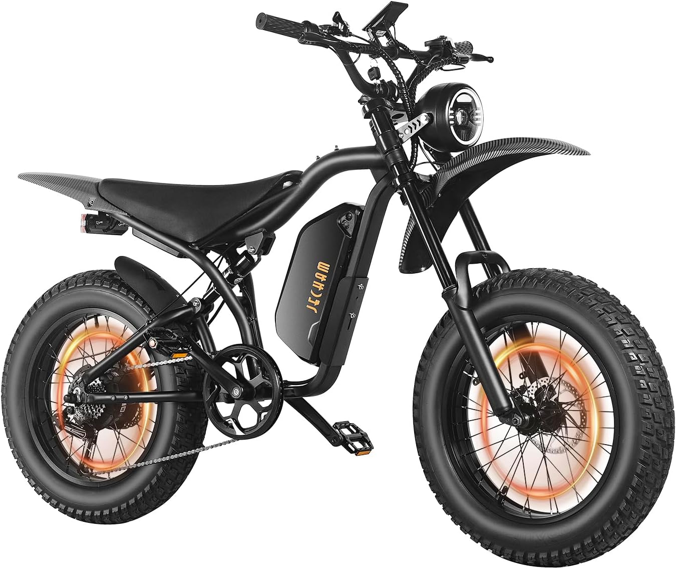 Amazon.com : JECHAM 20"*4.5 Fat Tire Electric Bike for Adults, 3000W ...