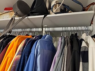 Amazon.com: Closet Rod Cover by Jenacor | Rod Cover Rod Covers Plastic ...