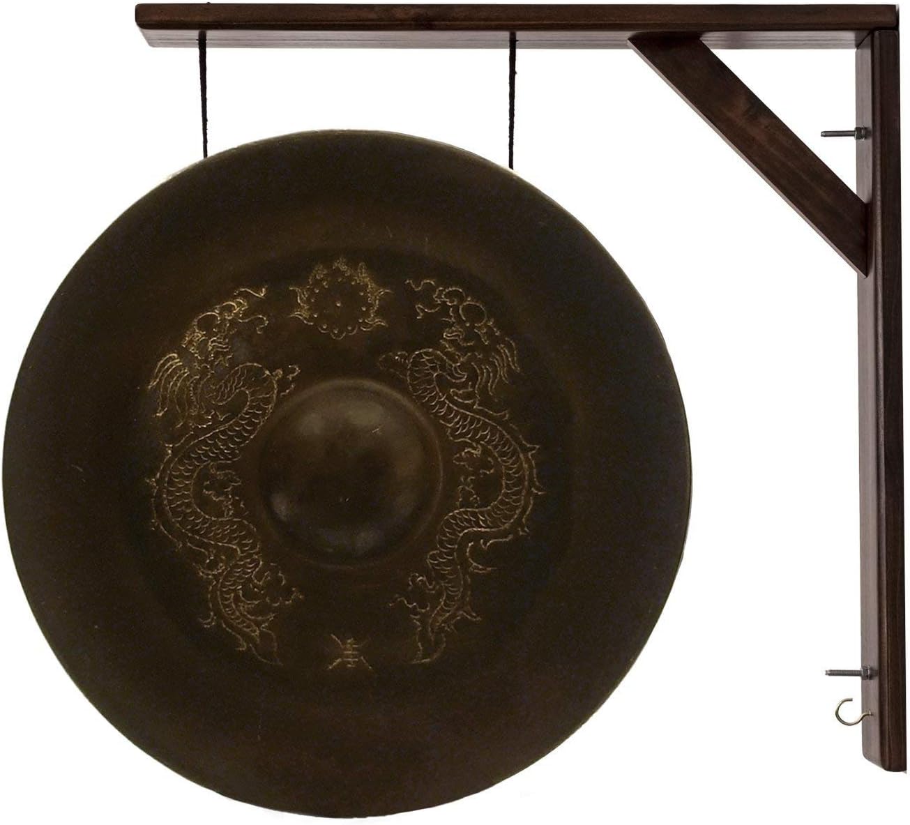 Amazon.com: 17" Vietnamese Dragon Gong on the Great Wall Gong Hangers ...