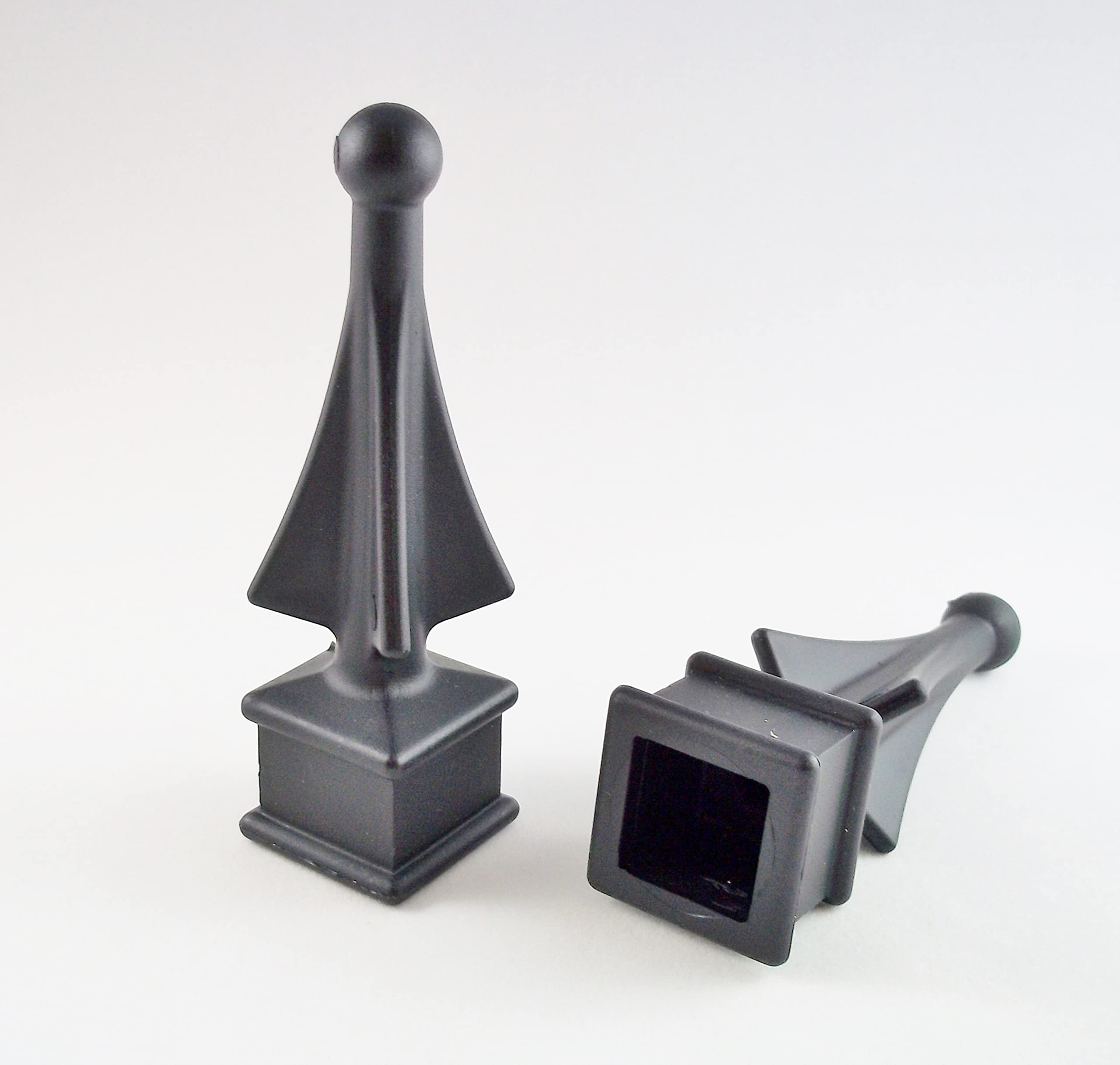 Amazon.com : Retrospec Creations 25 Each for 3/4” Black Plastic Finial ...