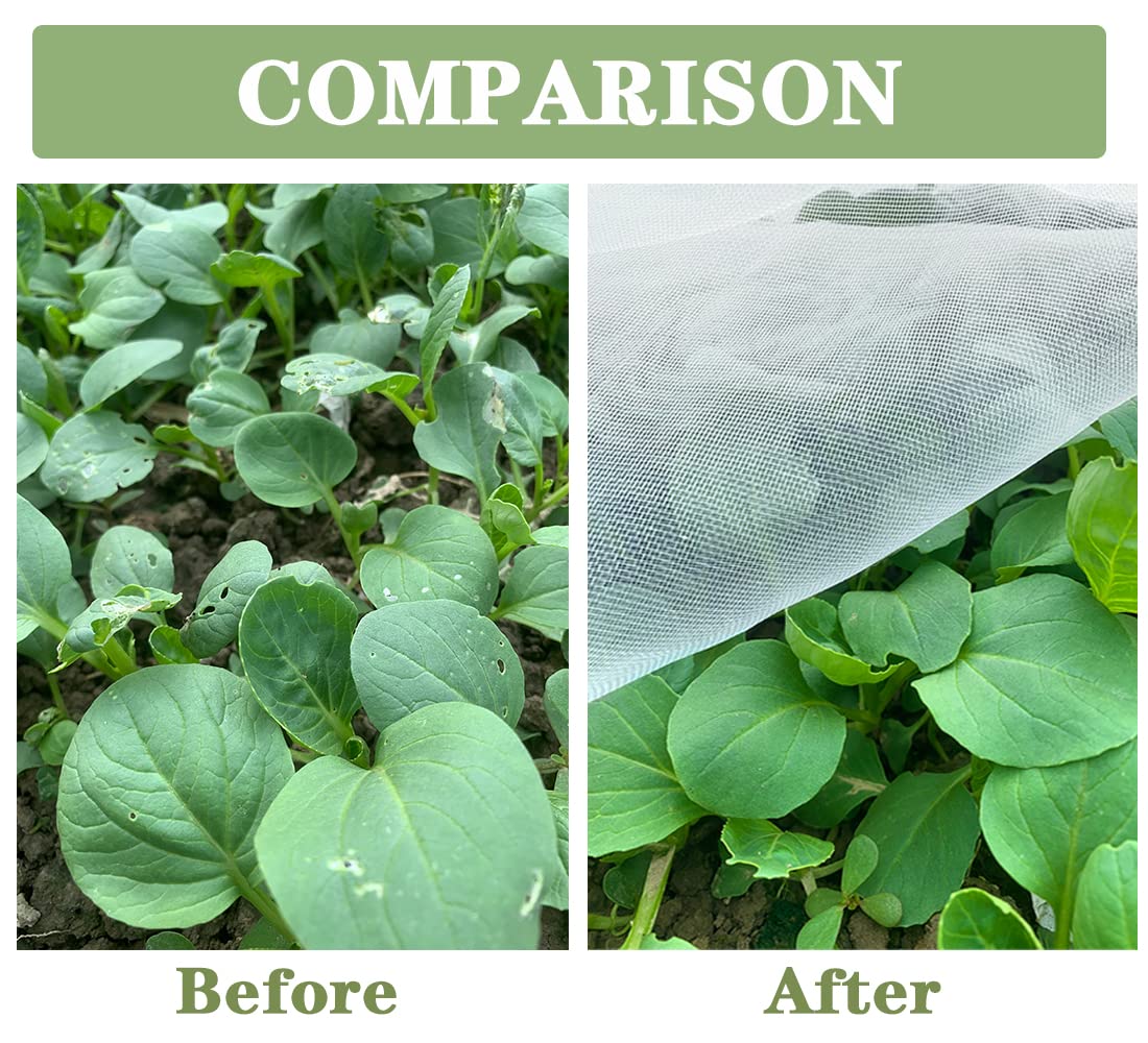 Snapklik.com : Garden Netting, Plant Covers 10 X 50Ft Ultra Fine Mesh ...
