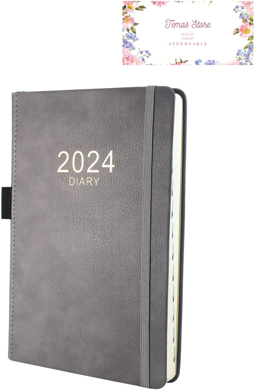 2024 A5 Diary Planner,2024 Diary Day a Page, Weekly&Monthly Planner ...
