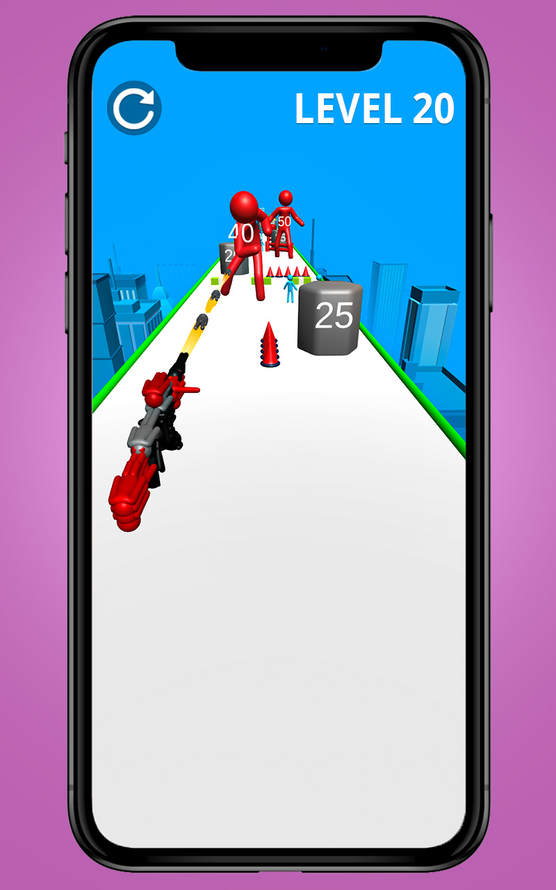 Human Gun Stickman Run: Weapon Rush Merge Shooter Challenge - App on Amazon Appstore