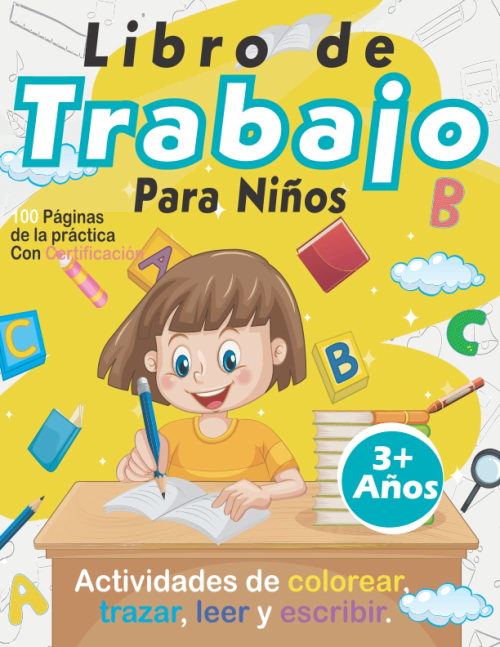Buy Libro de Trabajo De Kindergarten | Spanish Educational Preschool ...