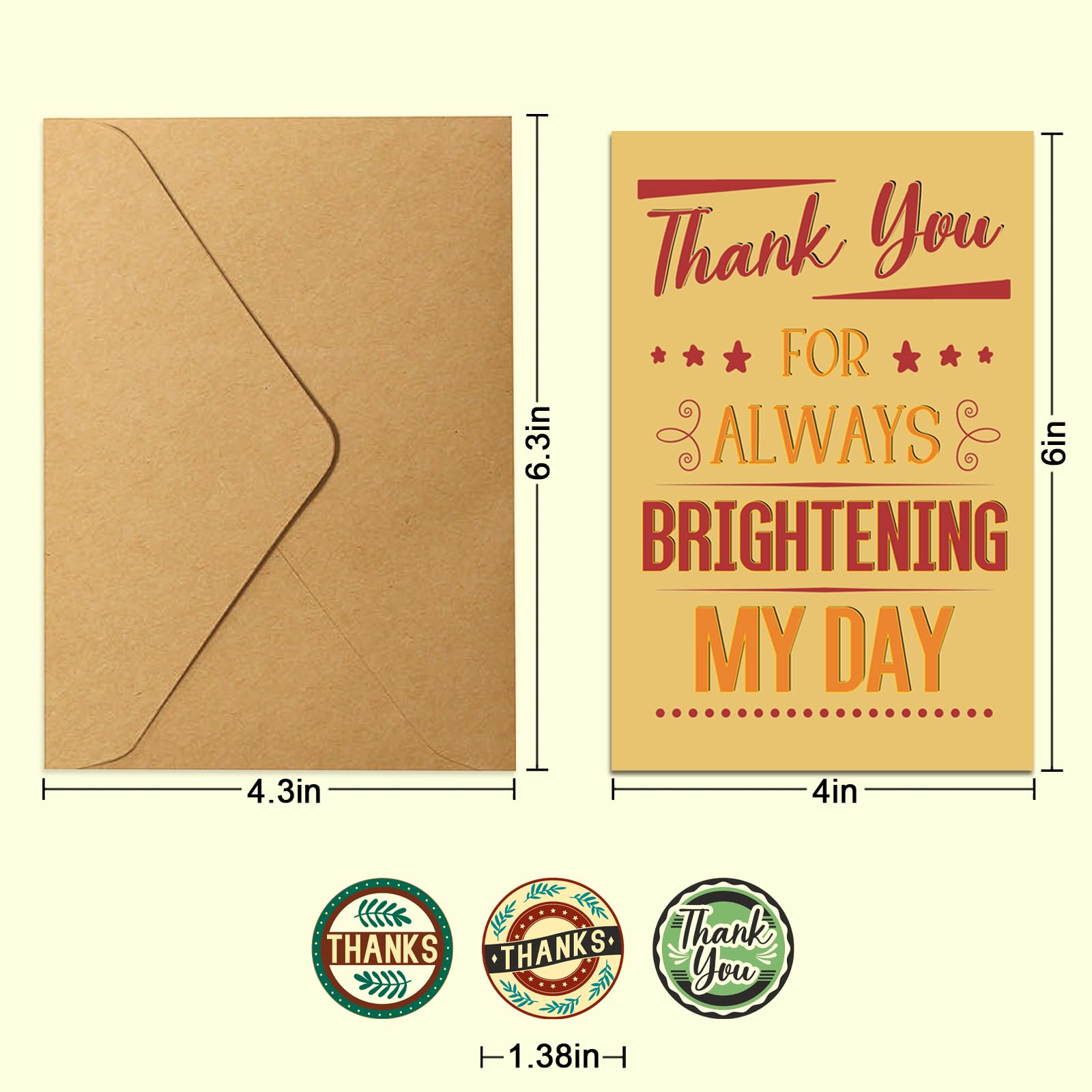 Snapklik.com : Employees Appreciation Cards Bulk, Thank You ...