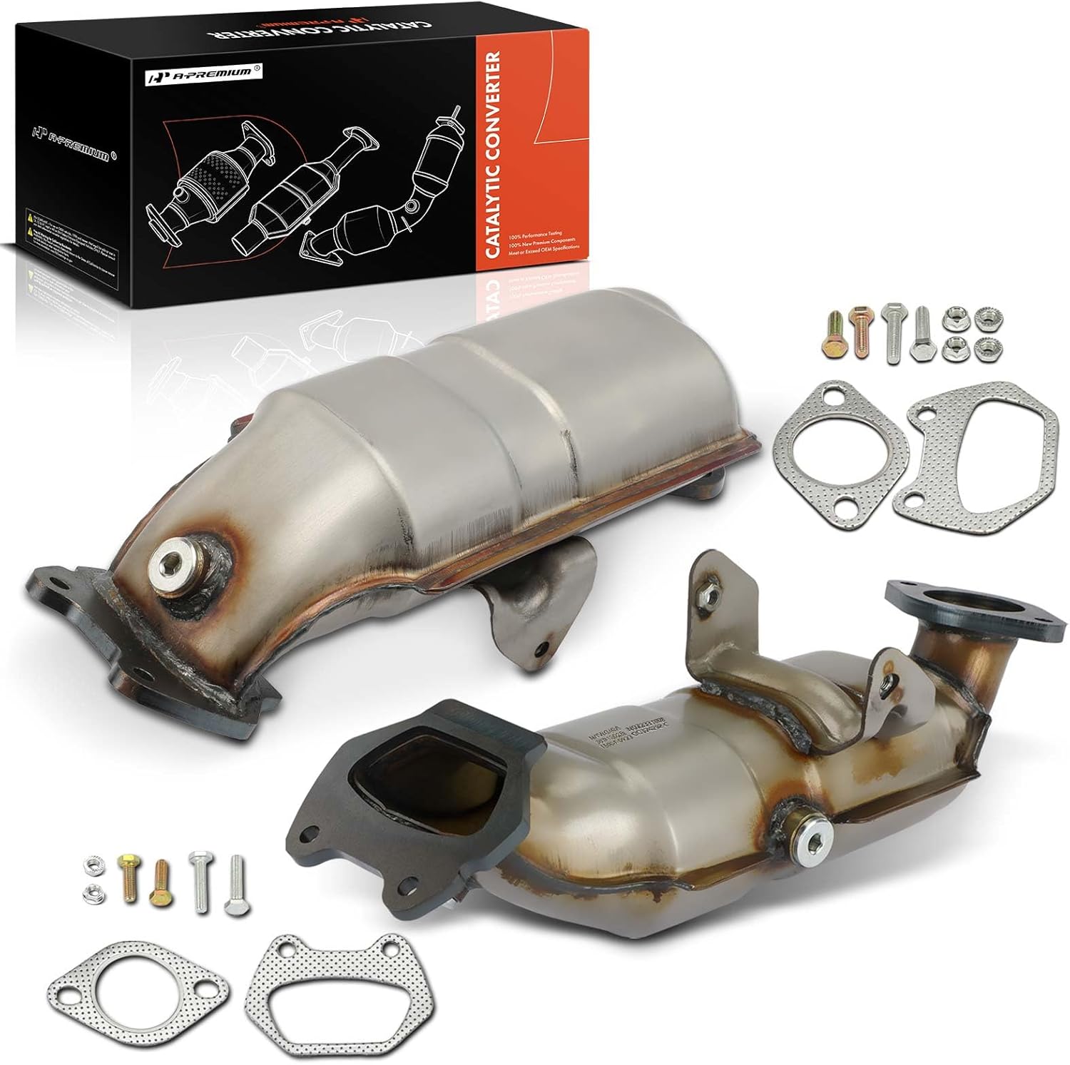 Amazon.com: A-Premium Front and Rear 2-PC Catalytic Converter Kit ...