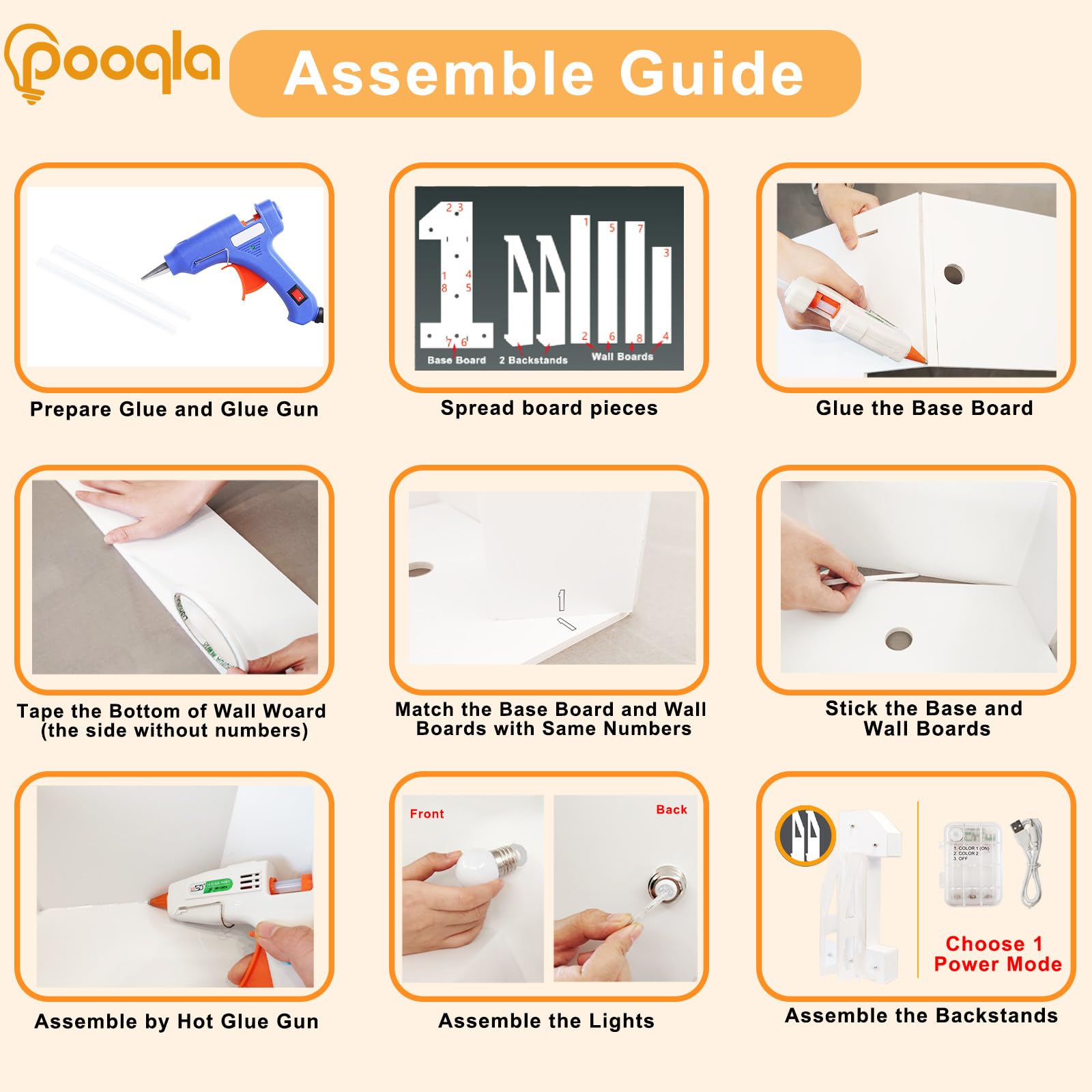 Snapklik.com : 3FT Light Up Numbers, Cool White And Warm White LED ...