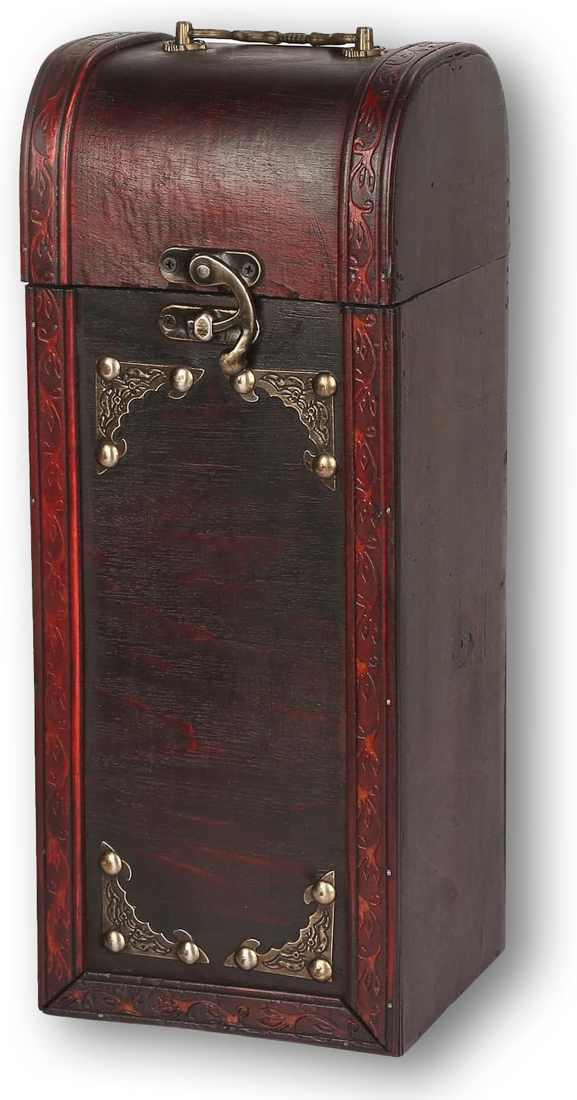 Amazon.com: Juvale Wooden Wine Box for Split or Demi Wine Bottles ...