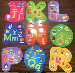 Amazon.com: D-FantiX 55 Pcs Dry Erase Number & Alphabet Flash Cards for ...