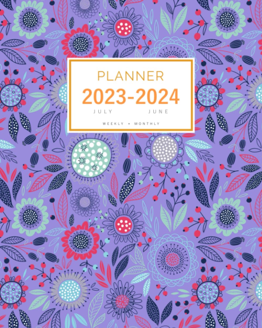 Planner July 2023-2024 June: 8x10 Weekly and Monthly Organizer Large ...