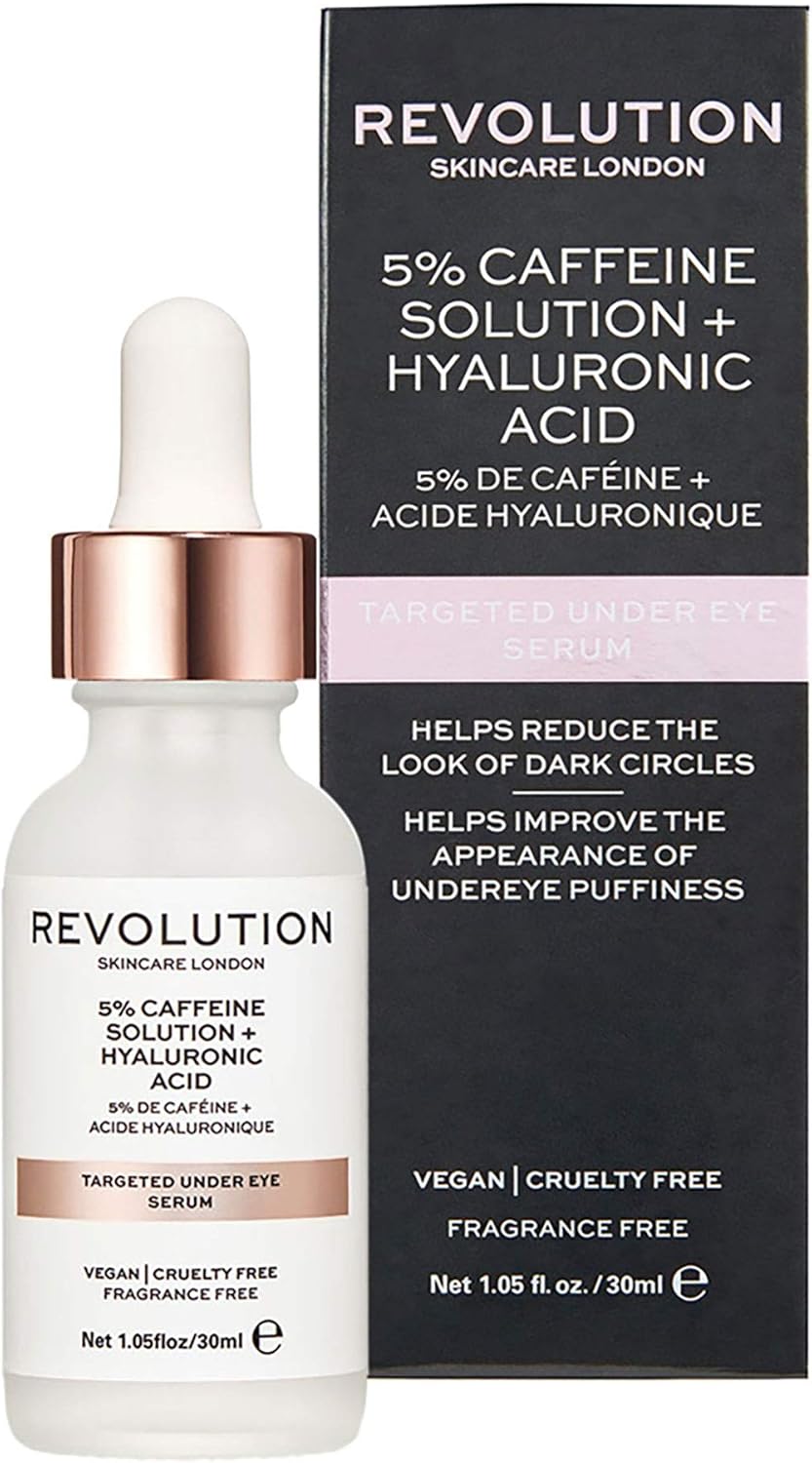Revolution Skincare 5% Caffeine Plus Hyaluronic Acid Targeted Under Eye ...